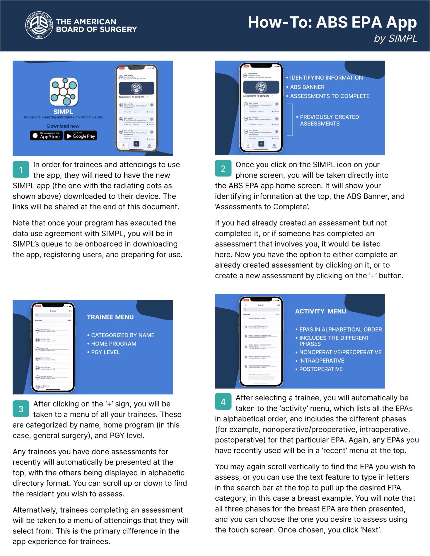 EPA Resources - American Board of Surgery