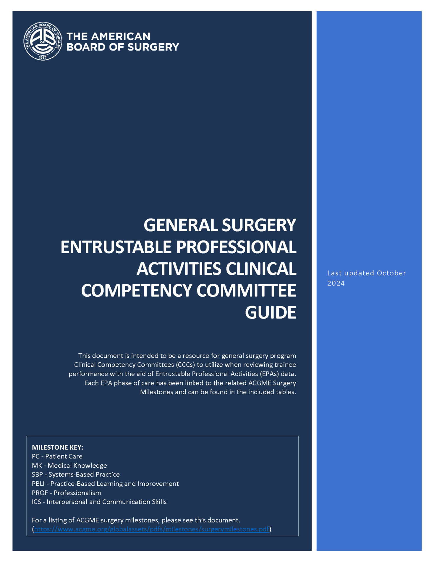 EPA Resources - American Board of Surgery